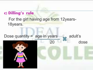 Dose calculation | PPTX