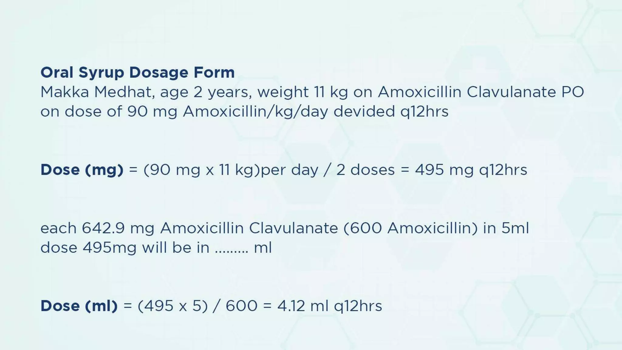 Dose Calculations | PPT