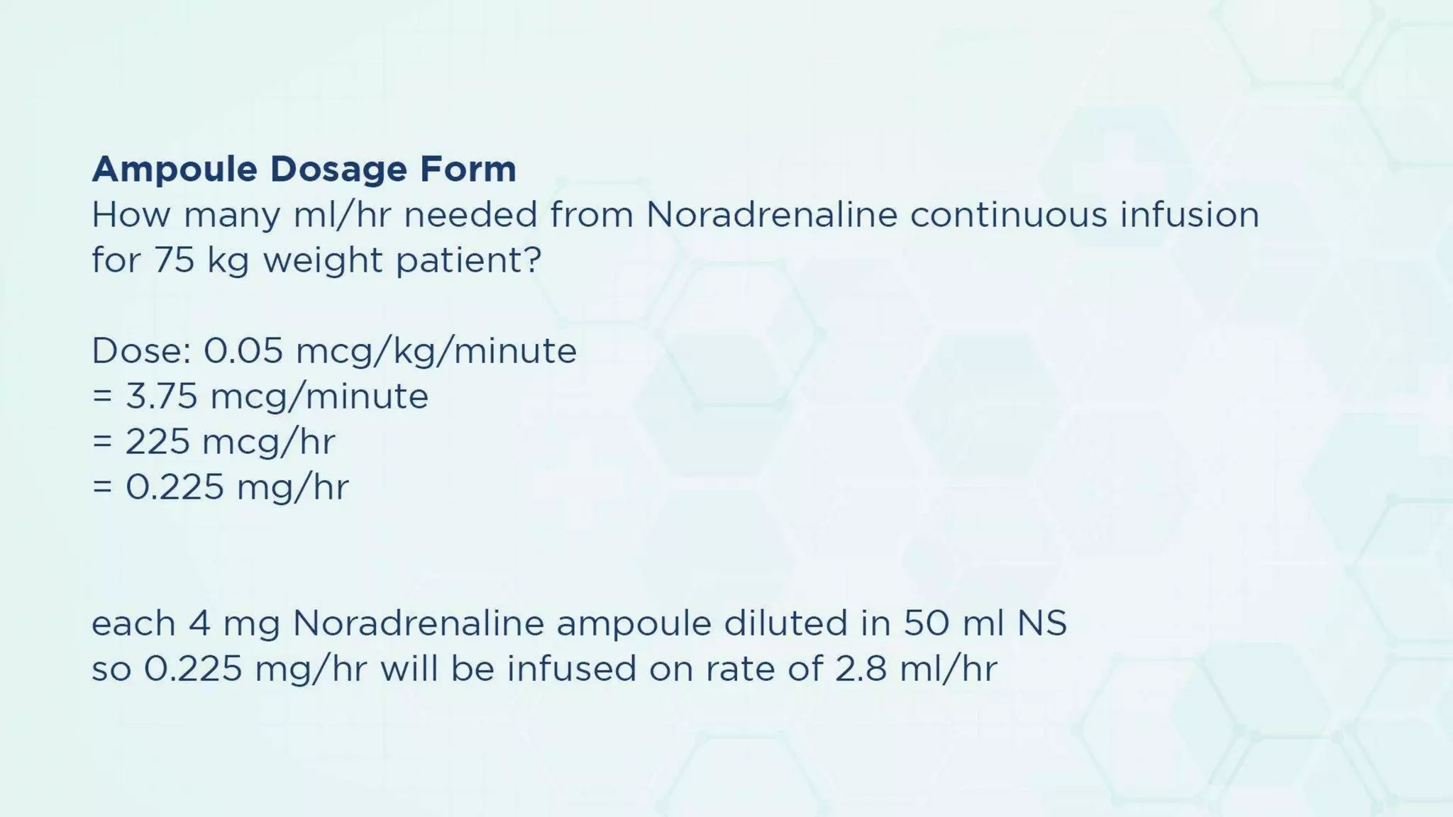 Dose Calculations | PPT