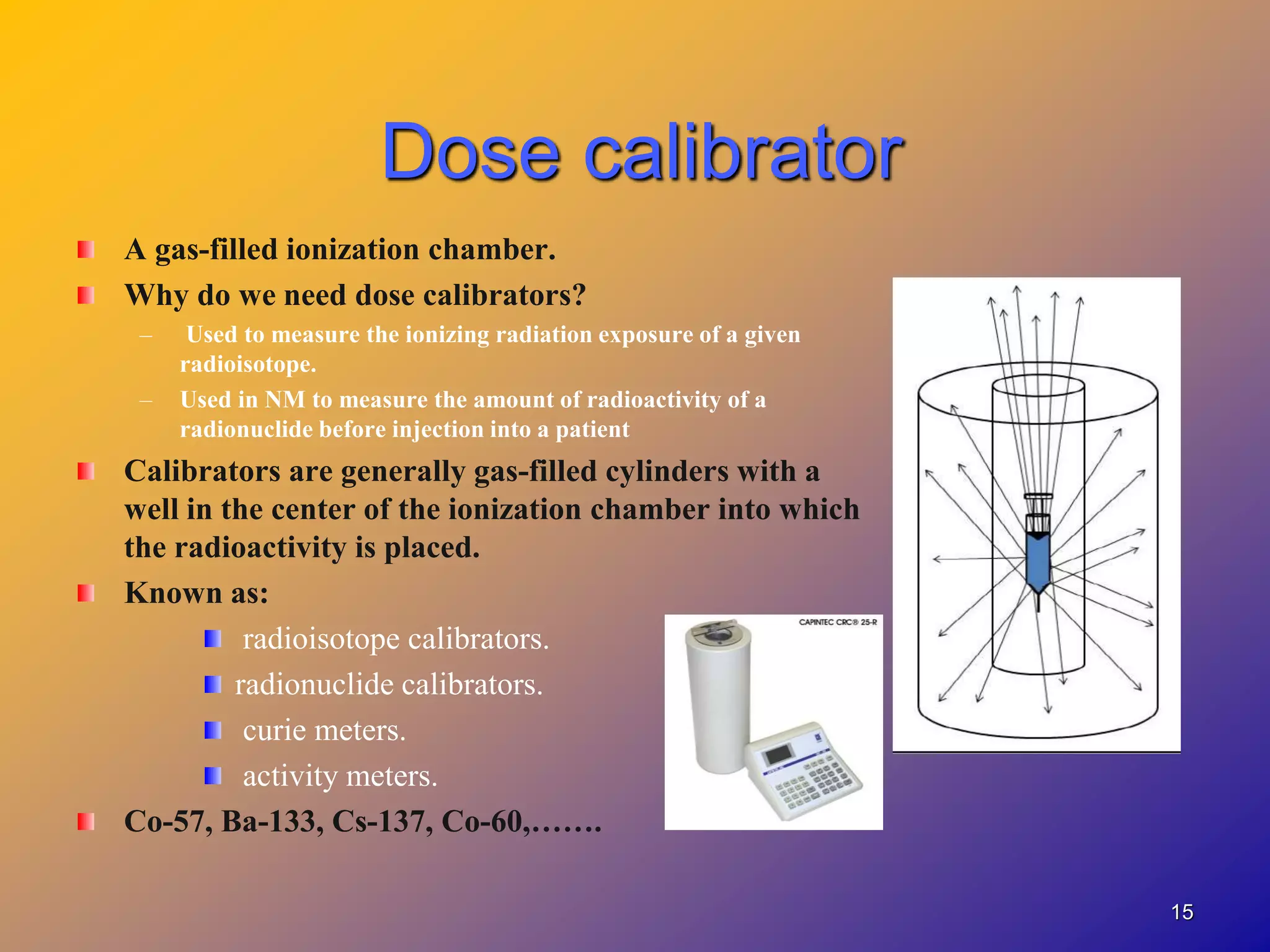 Dose calibrator | PPTX