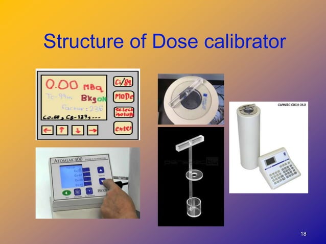 Dose calibrator | PPTX | Chemistry | Science