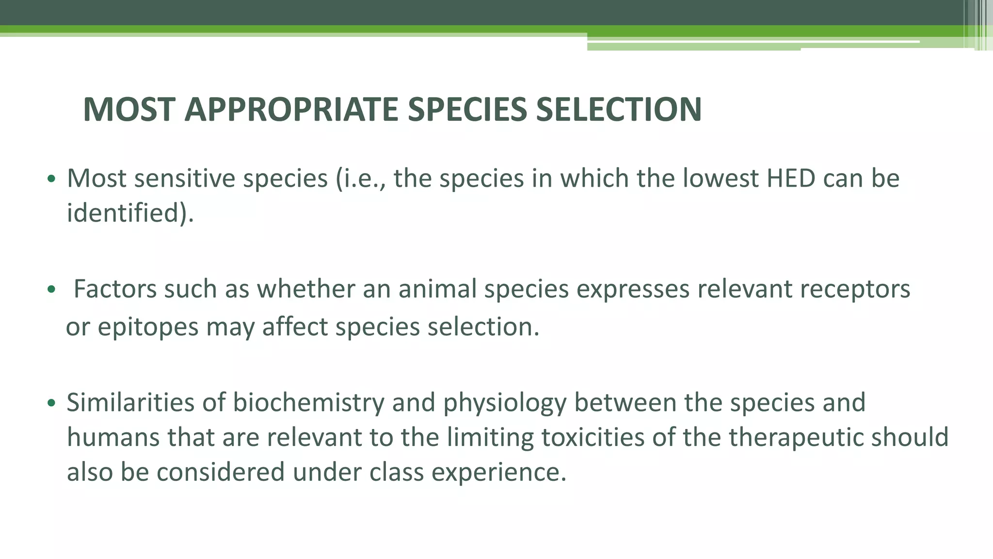 Dose conversion from animal to human | PPTX