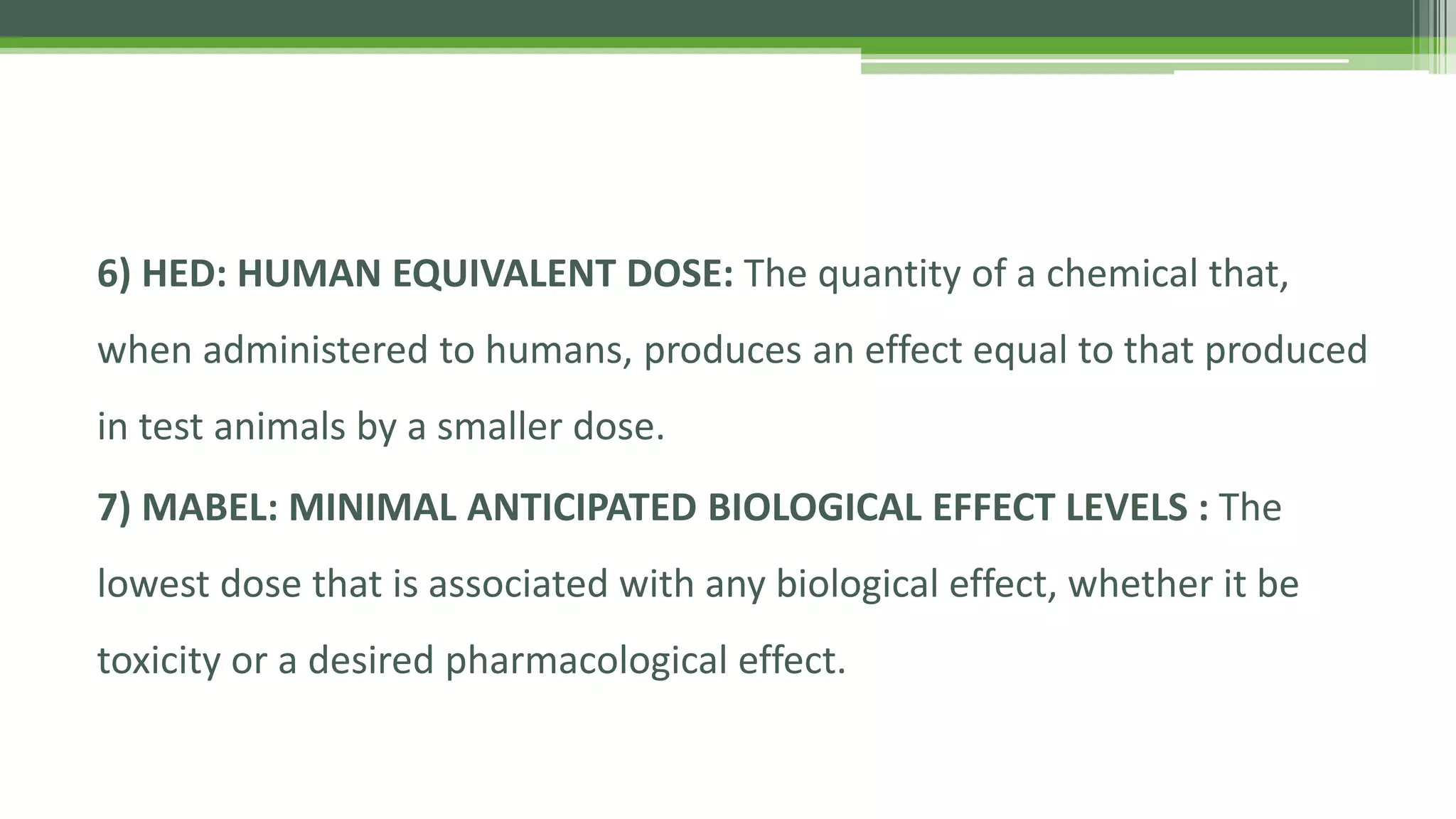 Dose conversion from animal to human | PPTX