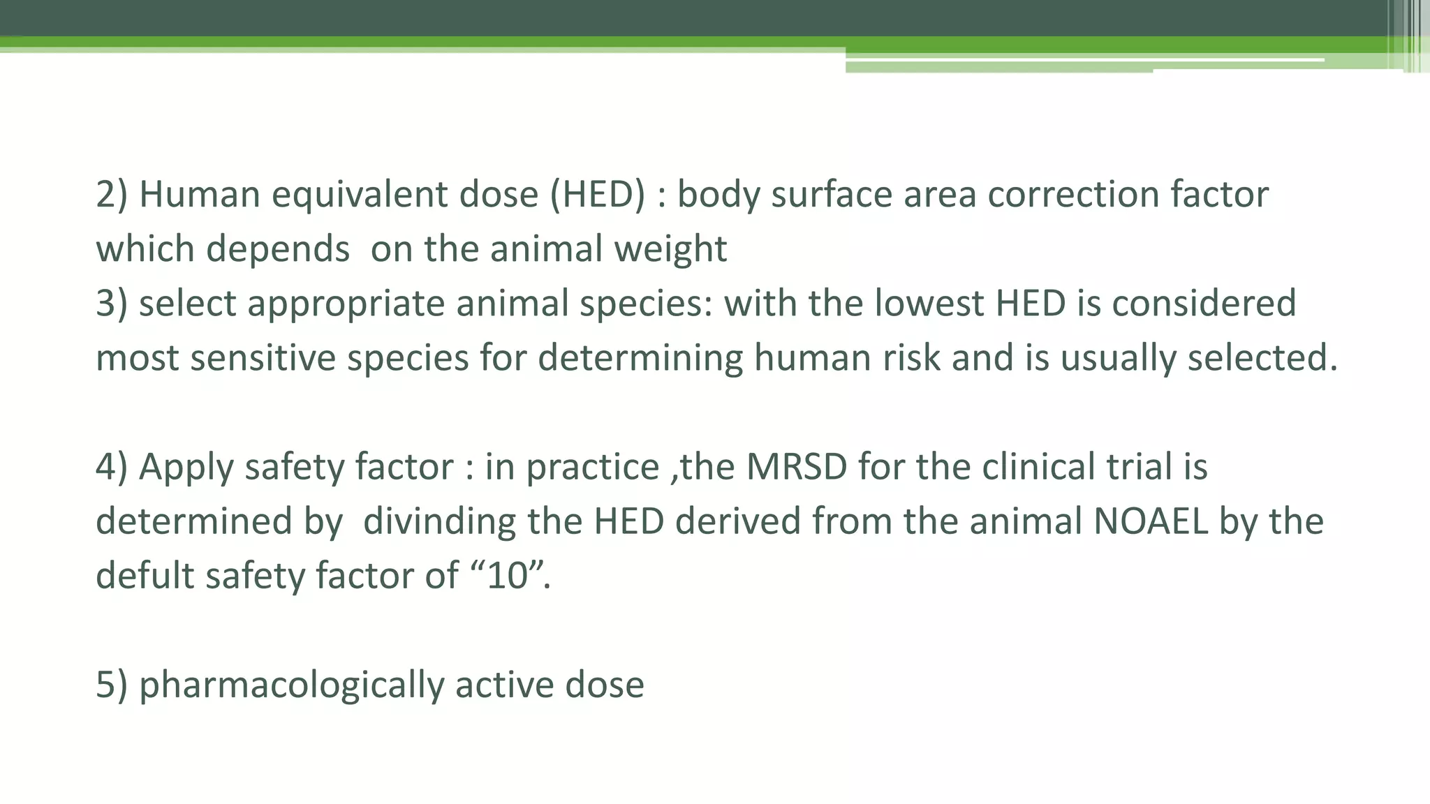 Dose conversion from animal to human | PPTX