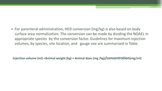 Noael To Hed Conversion | A simple practice guide for dose conversion ...
