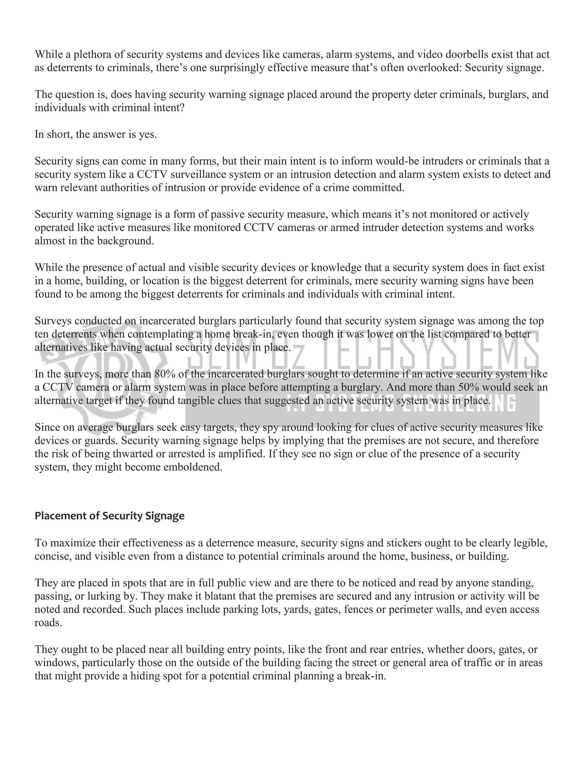 DO SECURITY SIGNS DETER CRIMINALS AND CRIMINAL BEAHVIOUR.pdf