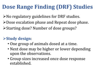 Dose determination in preclinical and clinical studies | PPTX