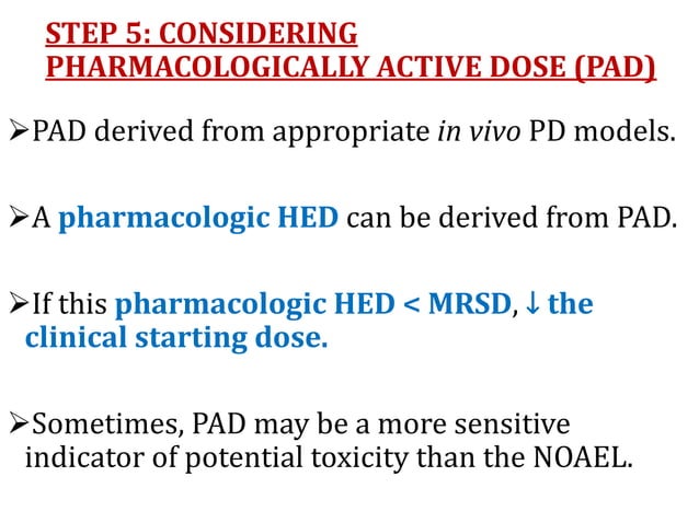Dose determination in preclinical and clinical studies | PPT