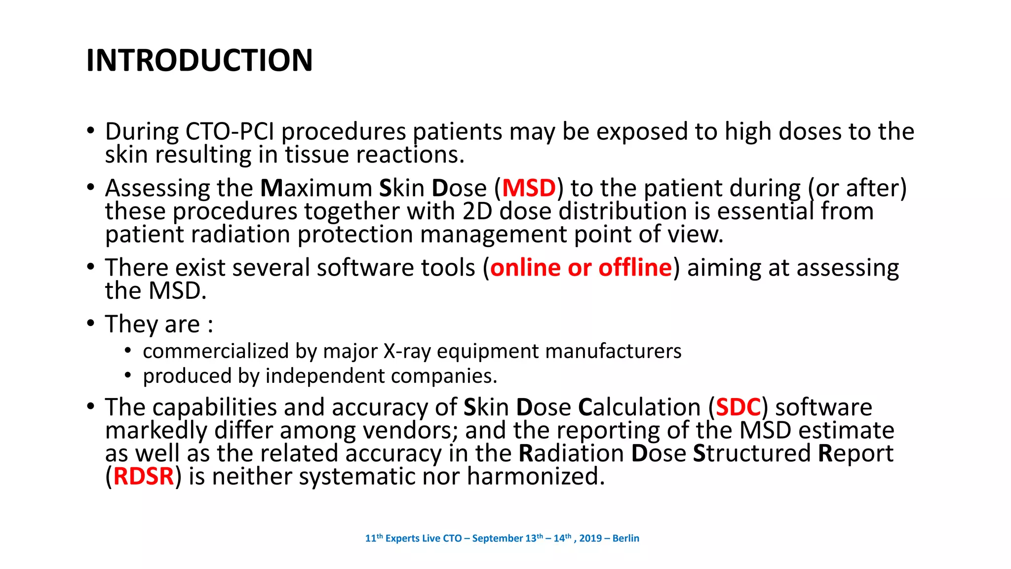 Radiation management in CTO PCI | PPTX