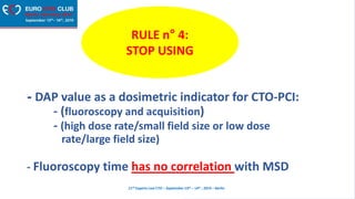 Radiation management in CTO PCI | PPTX
