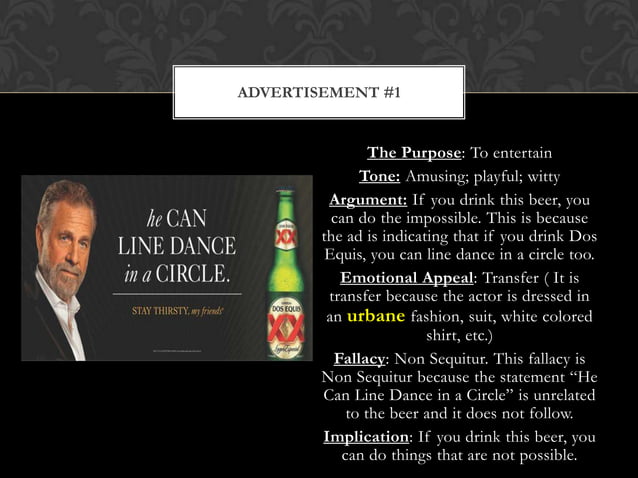 Dos equis advertisement project | PPT