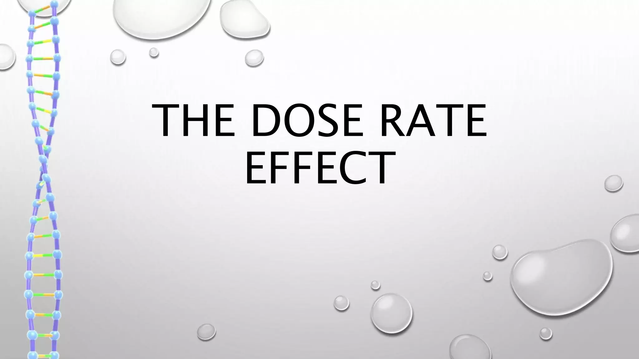 Dose rate effect in brachytherapy | PPTX