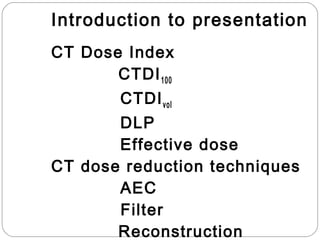 Dose reduction | PPT