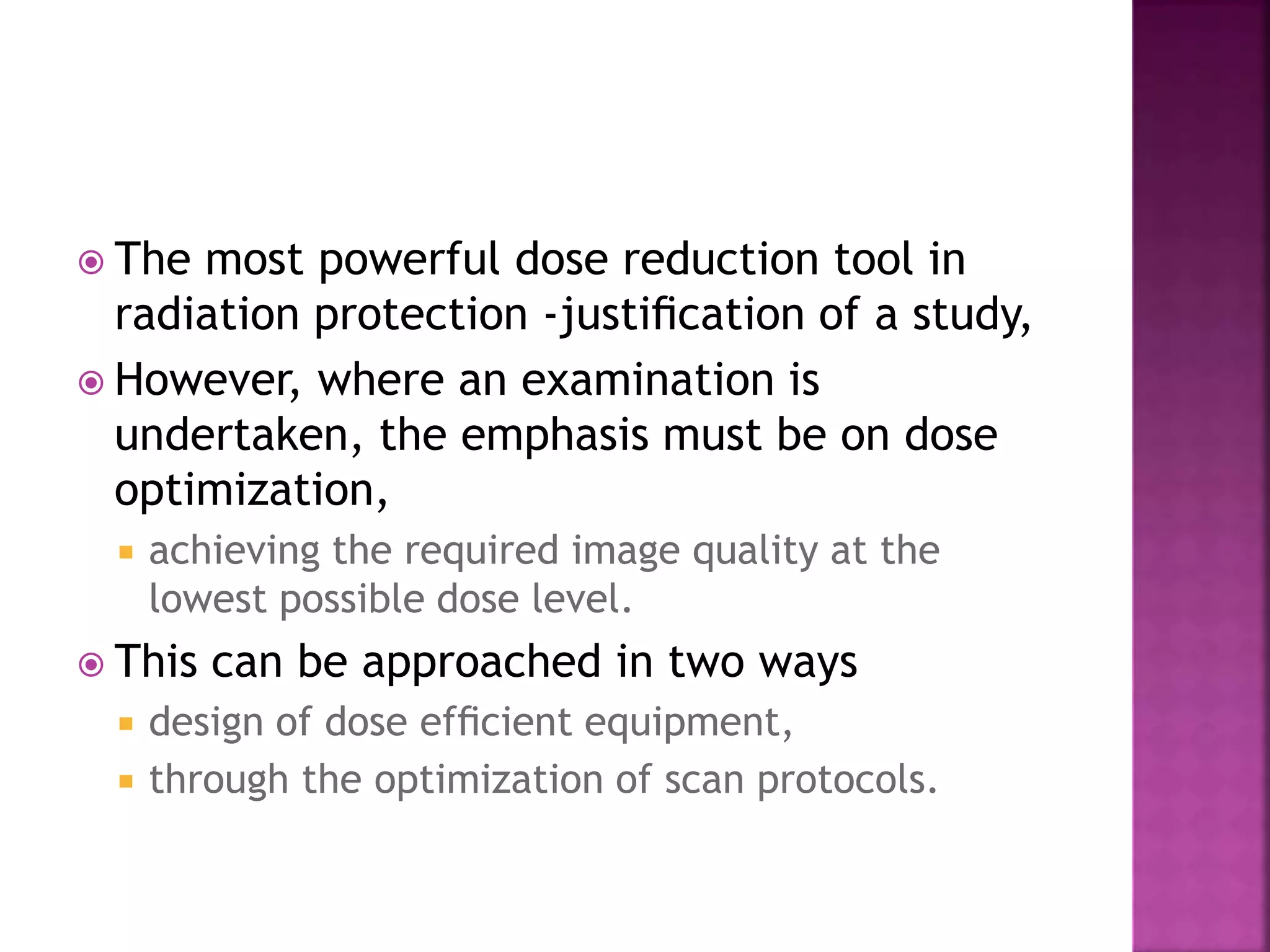 Dose Reduction Technique In Ct Scan Pptx Cameras And Camcorders