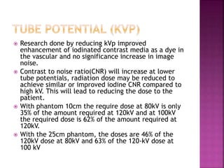 Dose reduction technique in ct scan | PPTX
