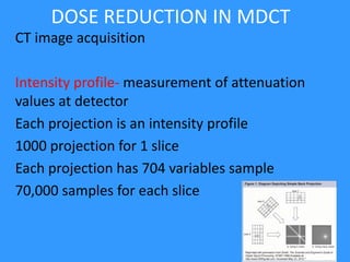 Dose reduction in MDCT . Daniel J.P , Khorfakhan hospital . UAE | PPT