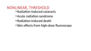 dose relationship radiation radiology.pptx