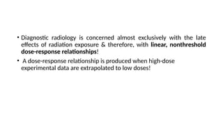 dose relationship radiation radiology.pptx