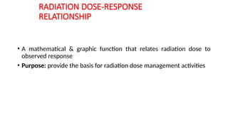 dose relationship radiation radiology.pptx
