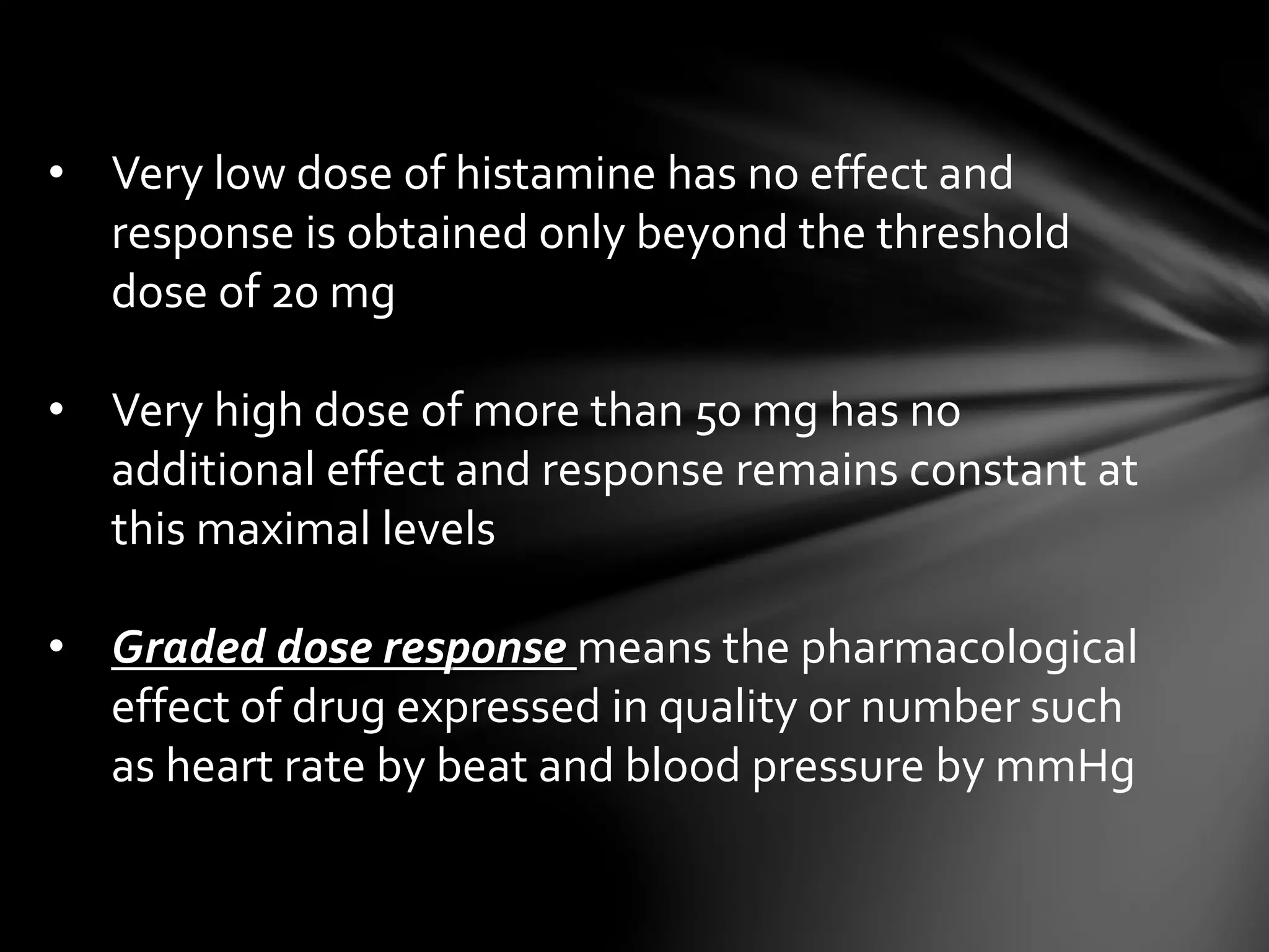 Dose response relationship | PPTX