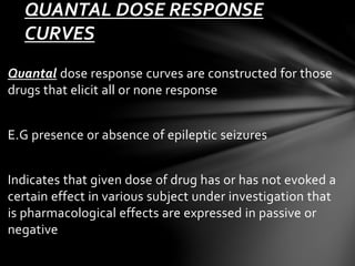Dose response relationship | PPTX