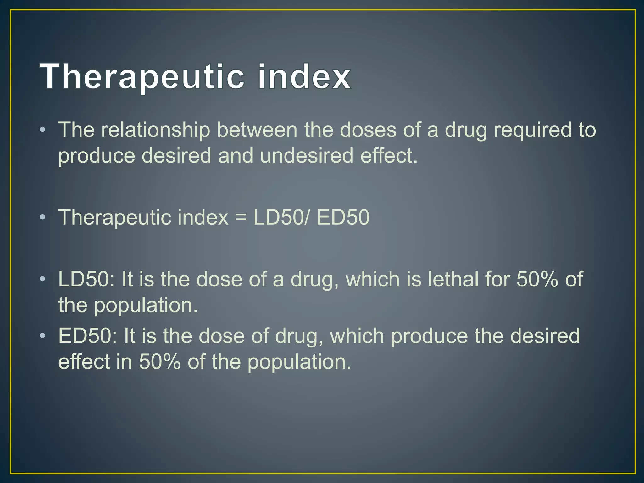 Dose response relationship | PPTX