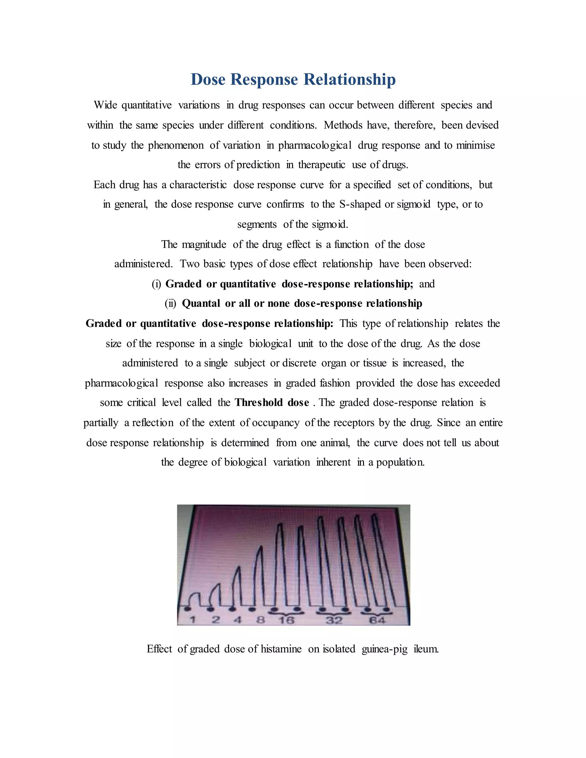 Dose response relationship | DOCX