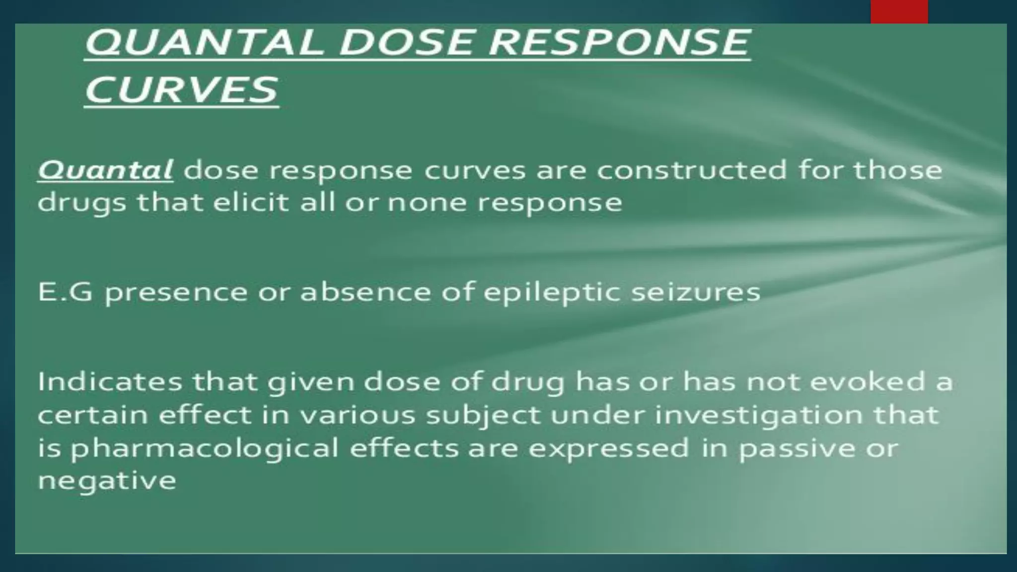 Dose response relationship | PDF