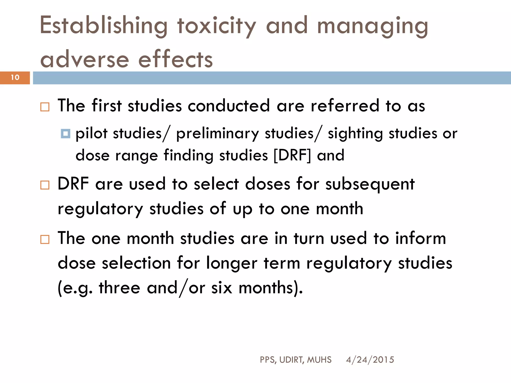 Dose selection | PDF