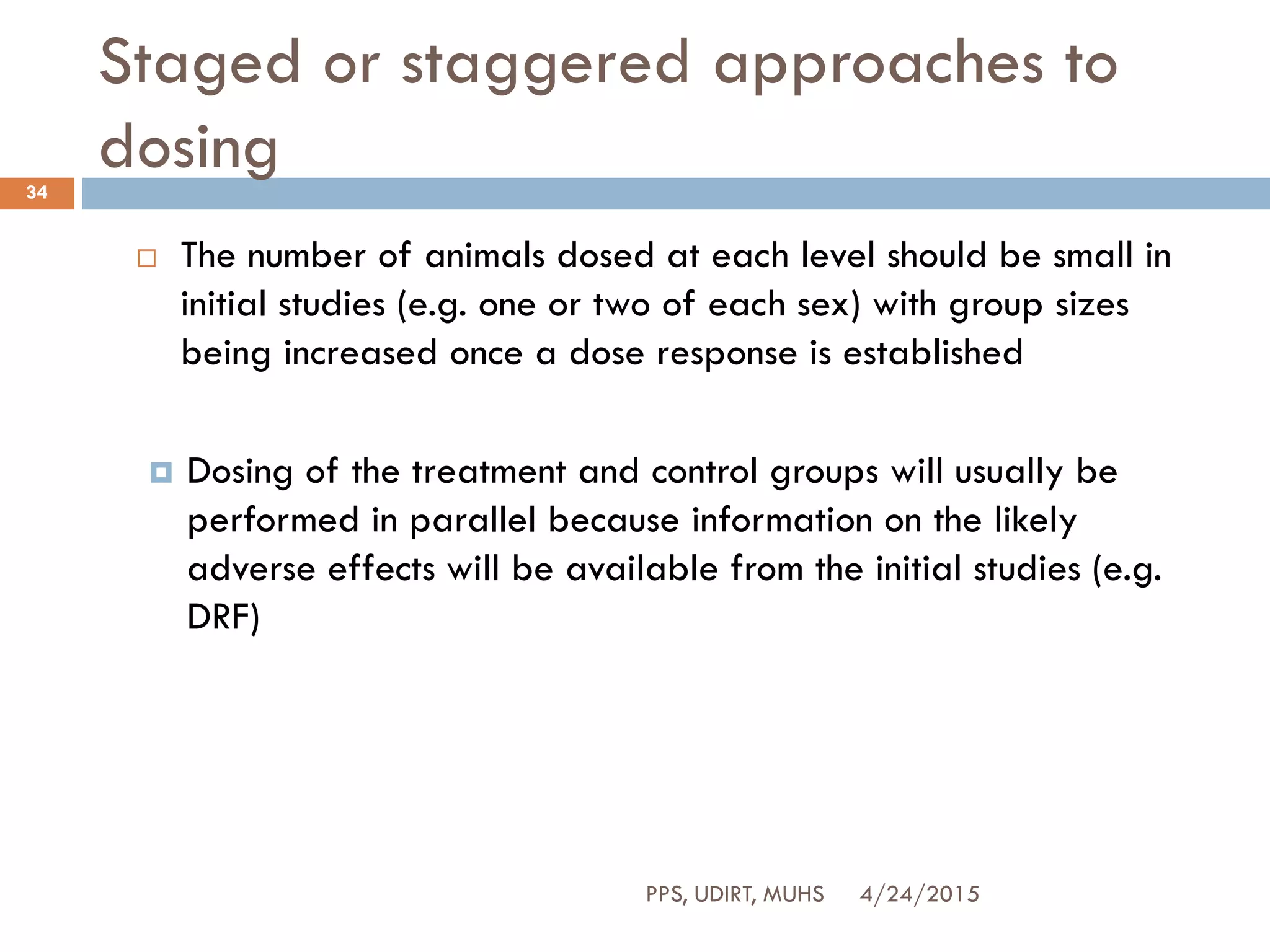 Dose selection | PDF