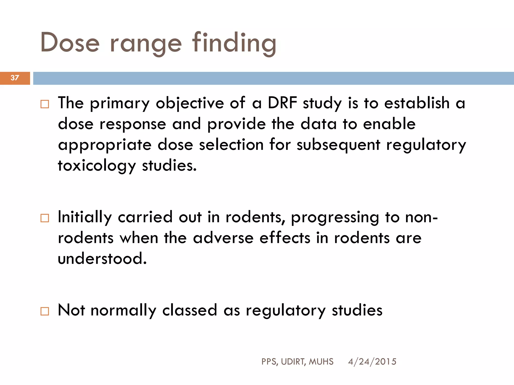 Dose selection | PDF