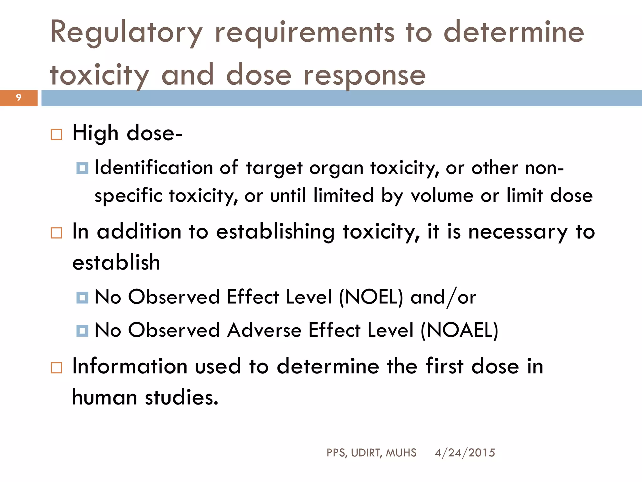 Dose selection | PDF