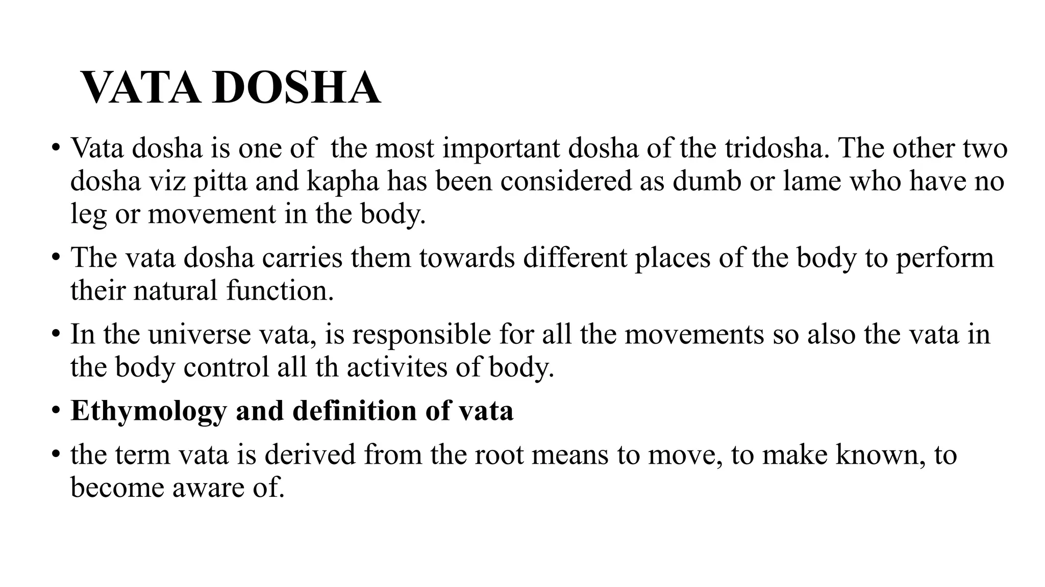 Dosha dhatu mala | PPTX