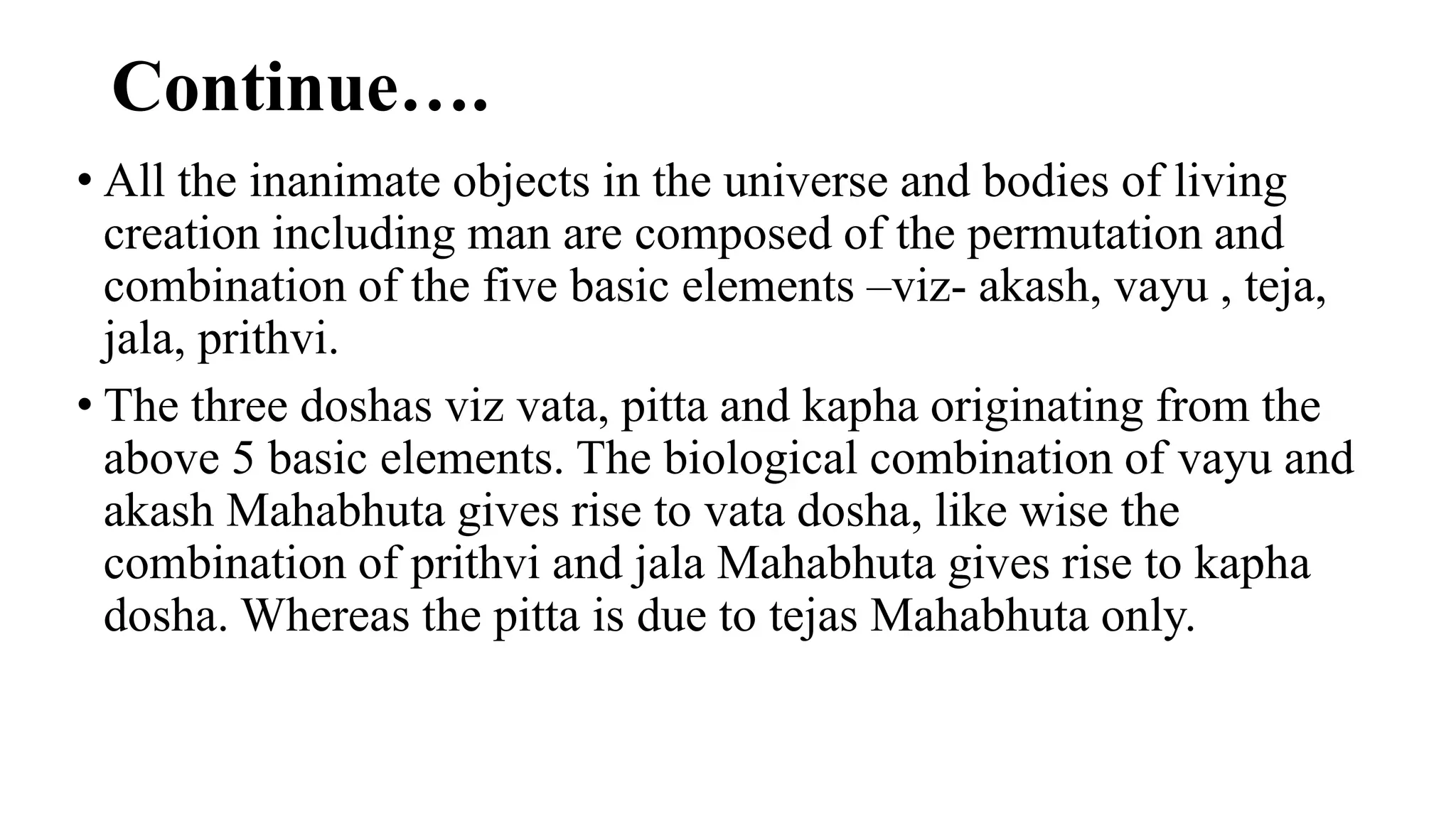 Dosha dhatu mala | PPTX