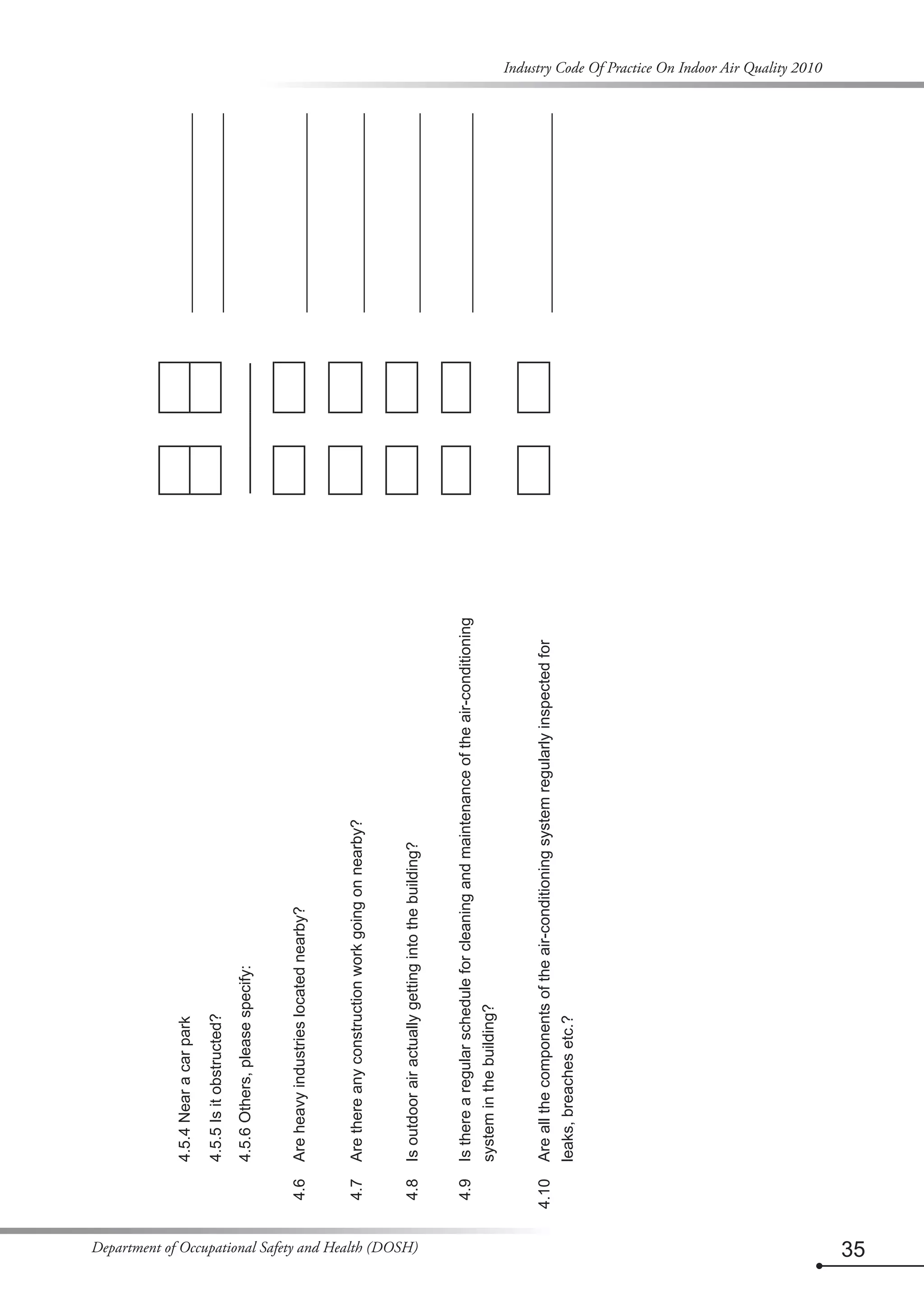 Industry Code of Practice ob Indoor Air Quality 2010 (DOSH MALAYSIA) | PDF