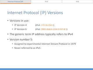 IPV4 vs IPV6 | PPTX