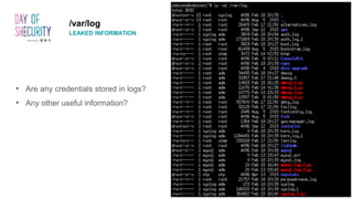 Introduction to Linux Privilege Escalation Methods | PPT