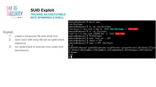 Introduction to Linux Privilege Escalation Methods | PPT