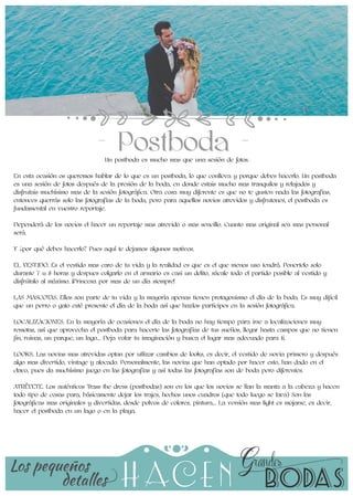 Consejos e ideas para una boda original y diferente. | PDF