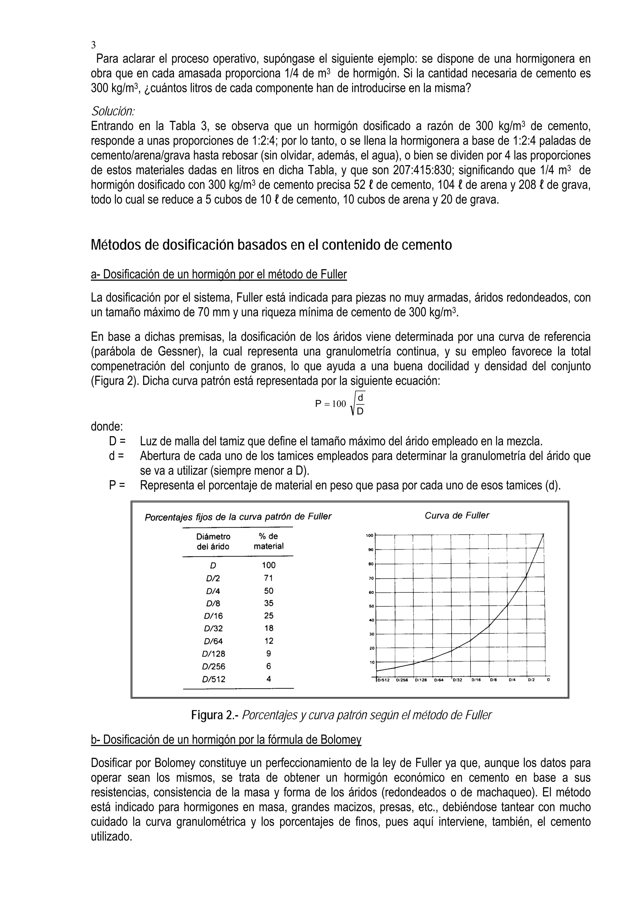 Dosificacion de hormigones | PDF