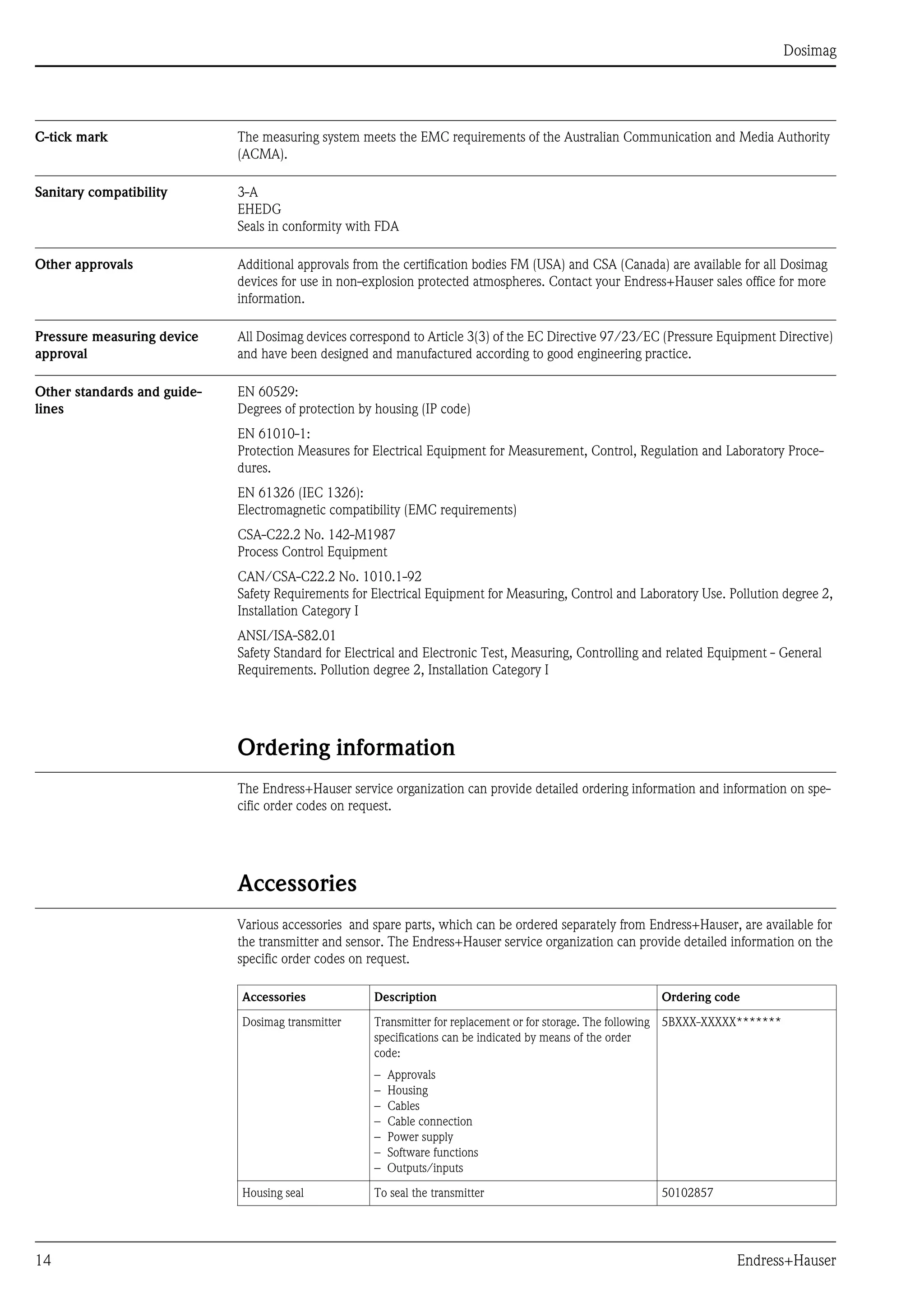 Dosimag. Electromagnetic Flow Measuring System | PDF