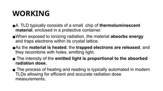 Dosimeter used in Radio Imaging Technology | PPTX