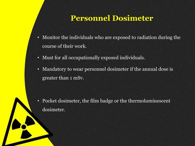 Dosimetry | PPTX