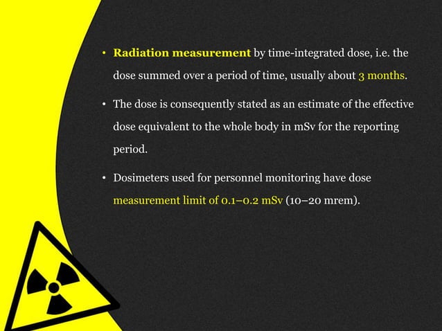 Dosimetry | PPTX