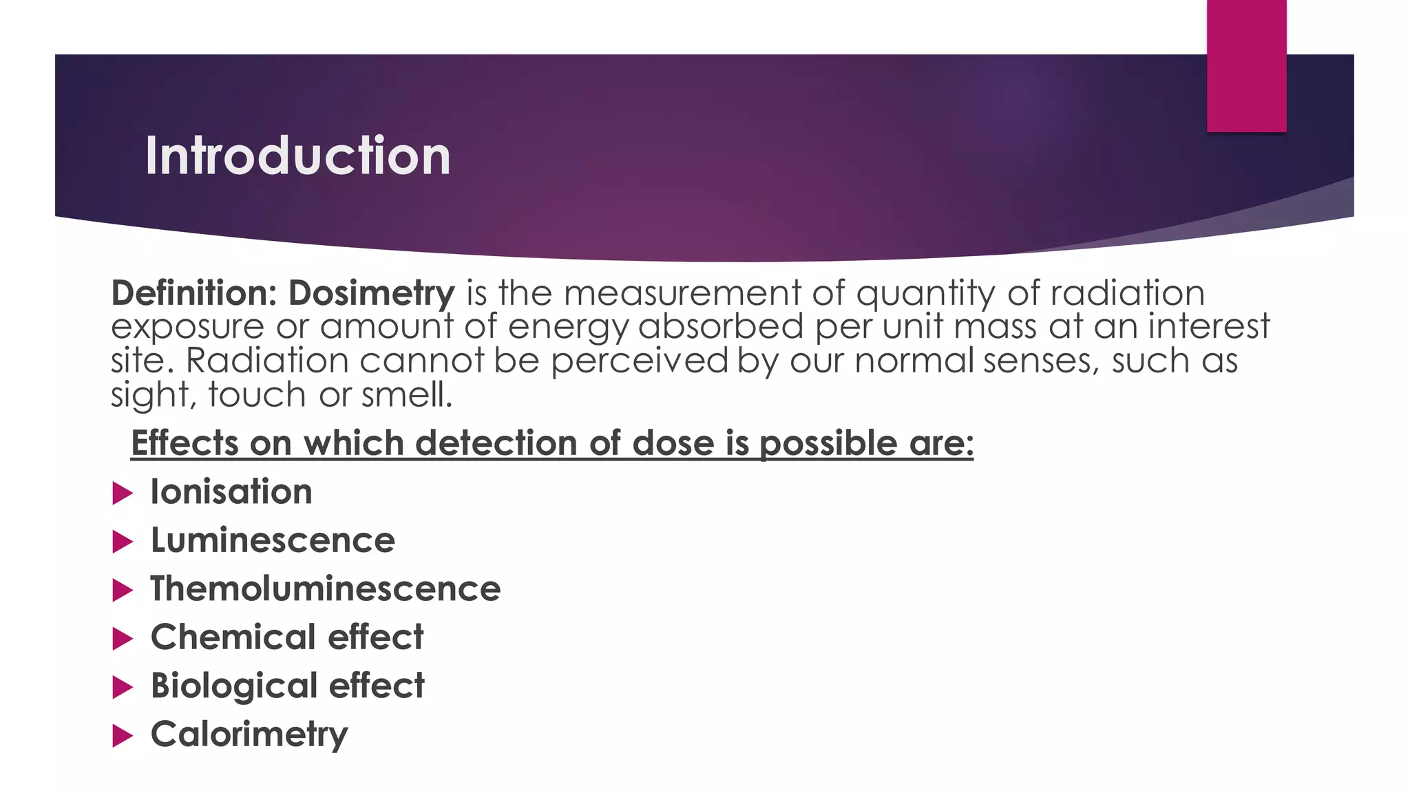Dosimetry | PDF