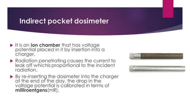 Dosimetry | PPT