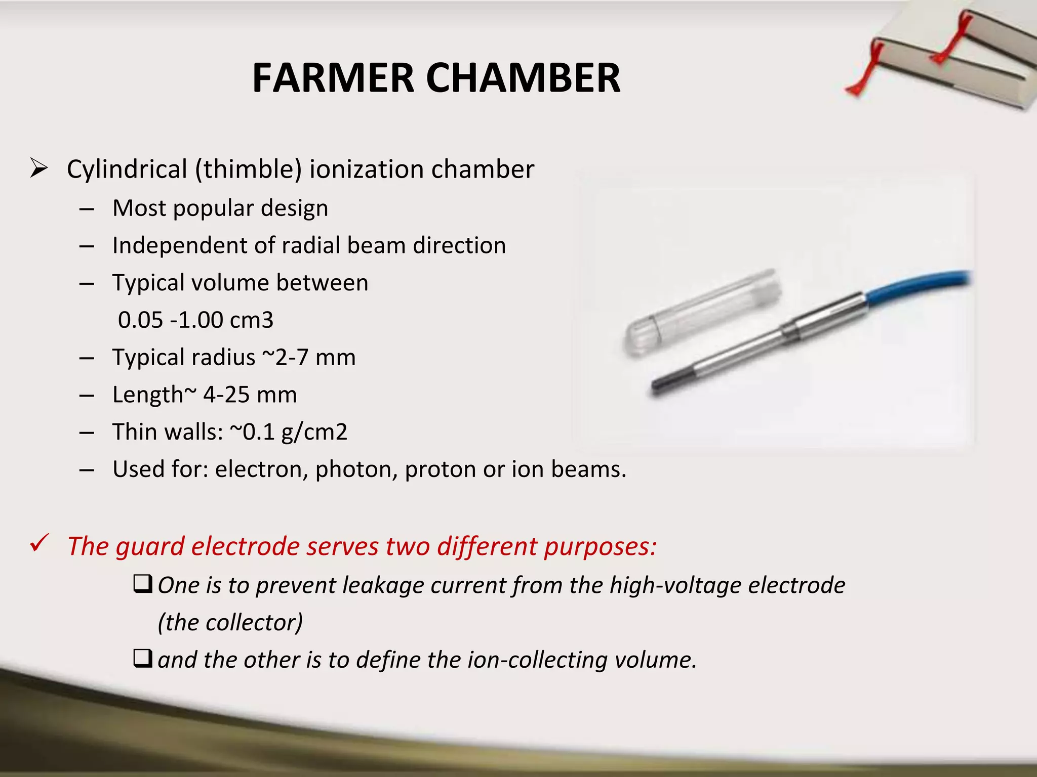Dosimetry concepts and dosimeters | PPTX