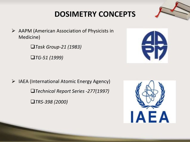 Dosimetry concepts and dosimeters | PPTX
