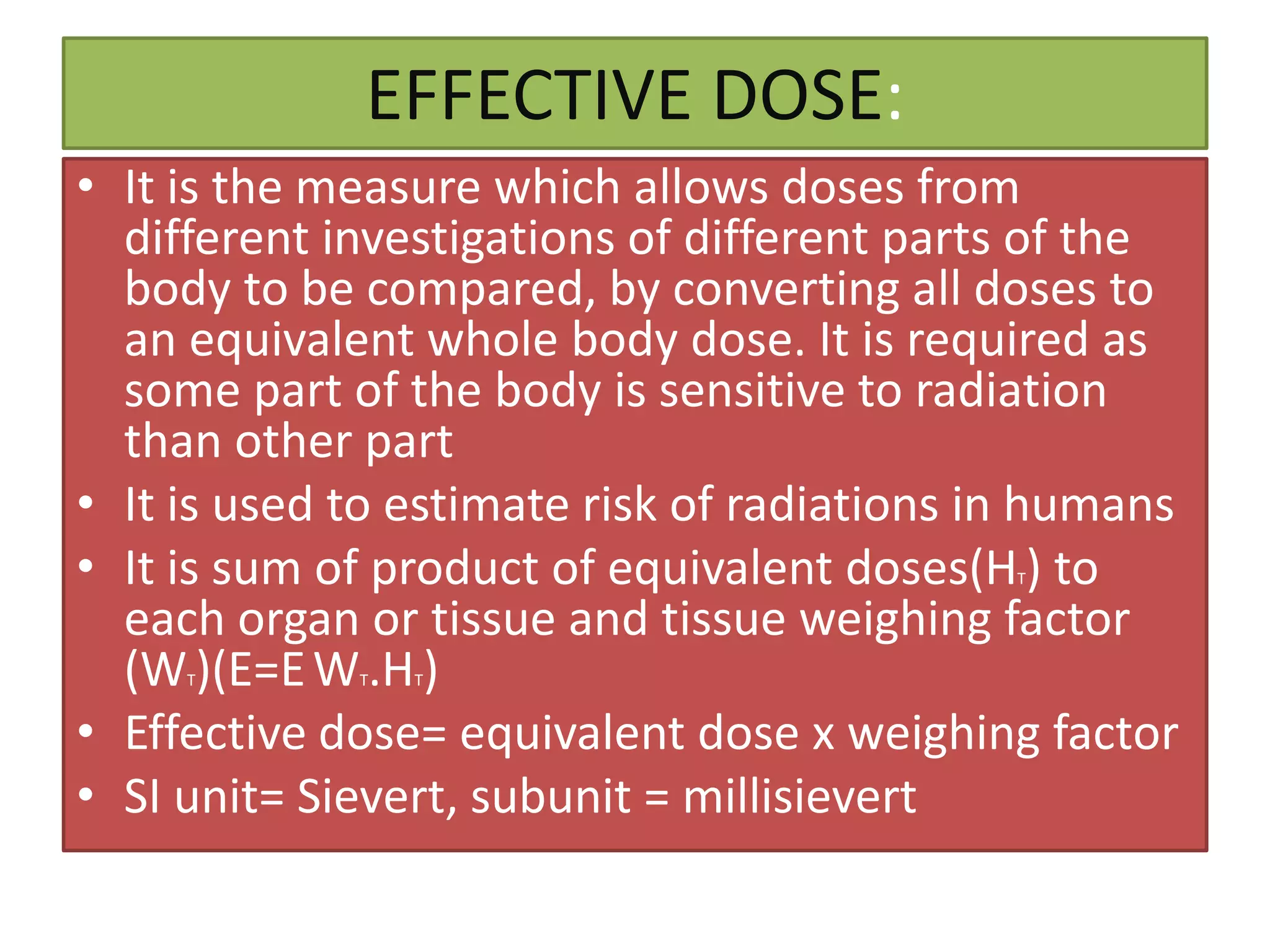 dosimetry pptx | PPTX