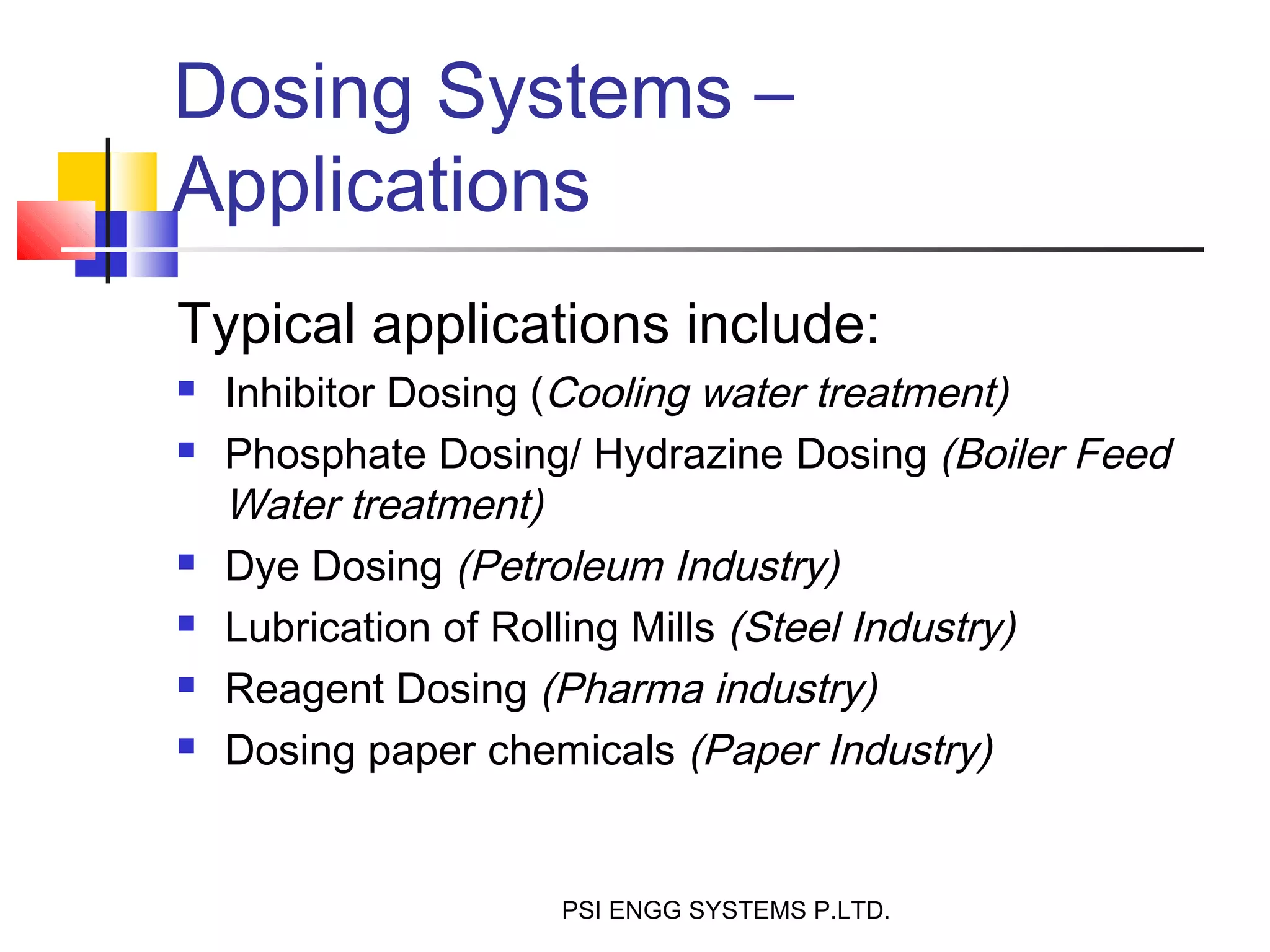 Dosing Presentation 2012 | PPT